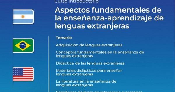 Se realizará un curso introductorio sobre enseñanza-aprendizaje de ...