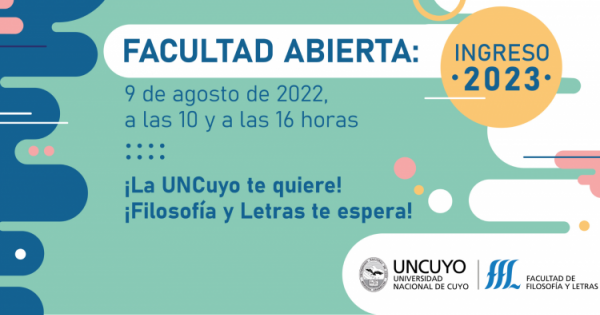 Ingreso 2023 - Facultad de Filosofía y Letras